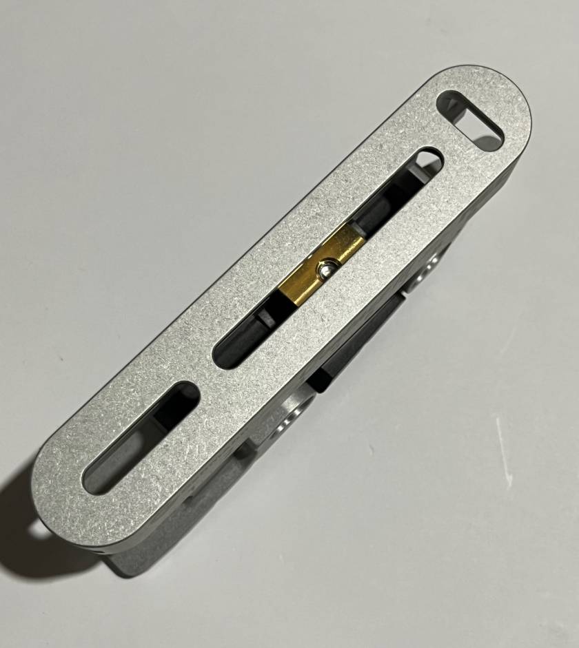 MEC Contact III Aluminum Buttplate Silver and Black # MEC-180 Gehmann ...