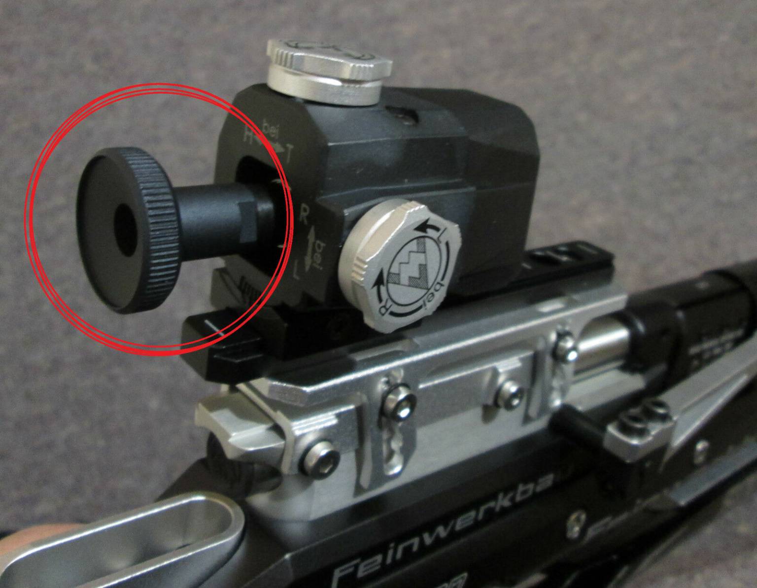 Feinwerkbau 1mm Peep sight Will fit Most European Rearsight Unit ...