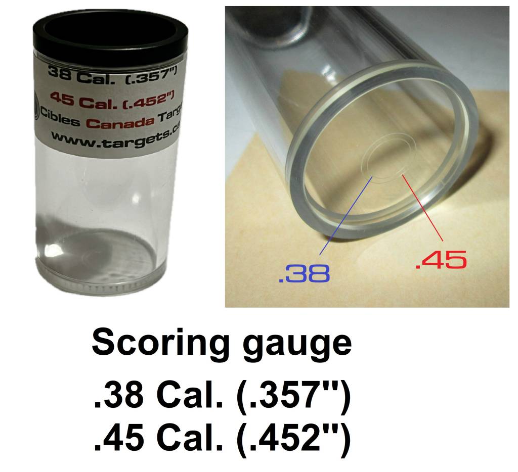 Eagle Eye IPSIC & Police Pistol .38/.45 Magnified Scoring Gauge ...