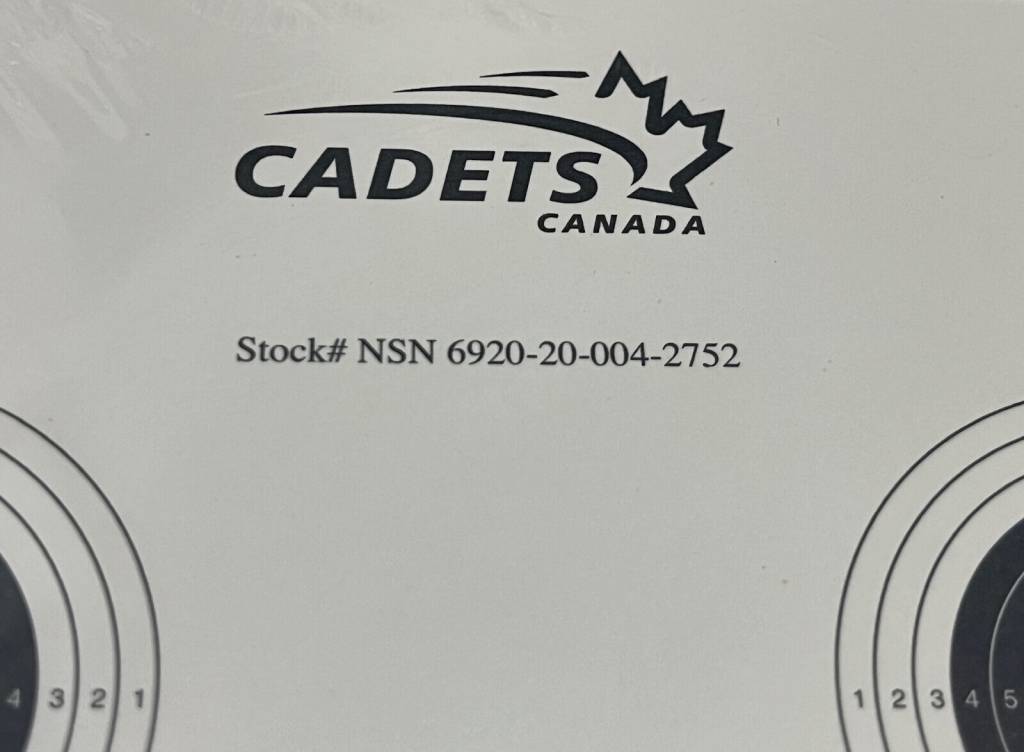 Cadet Canada Competition Target for use w/ Daisy 853C 10 metres (32 ...