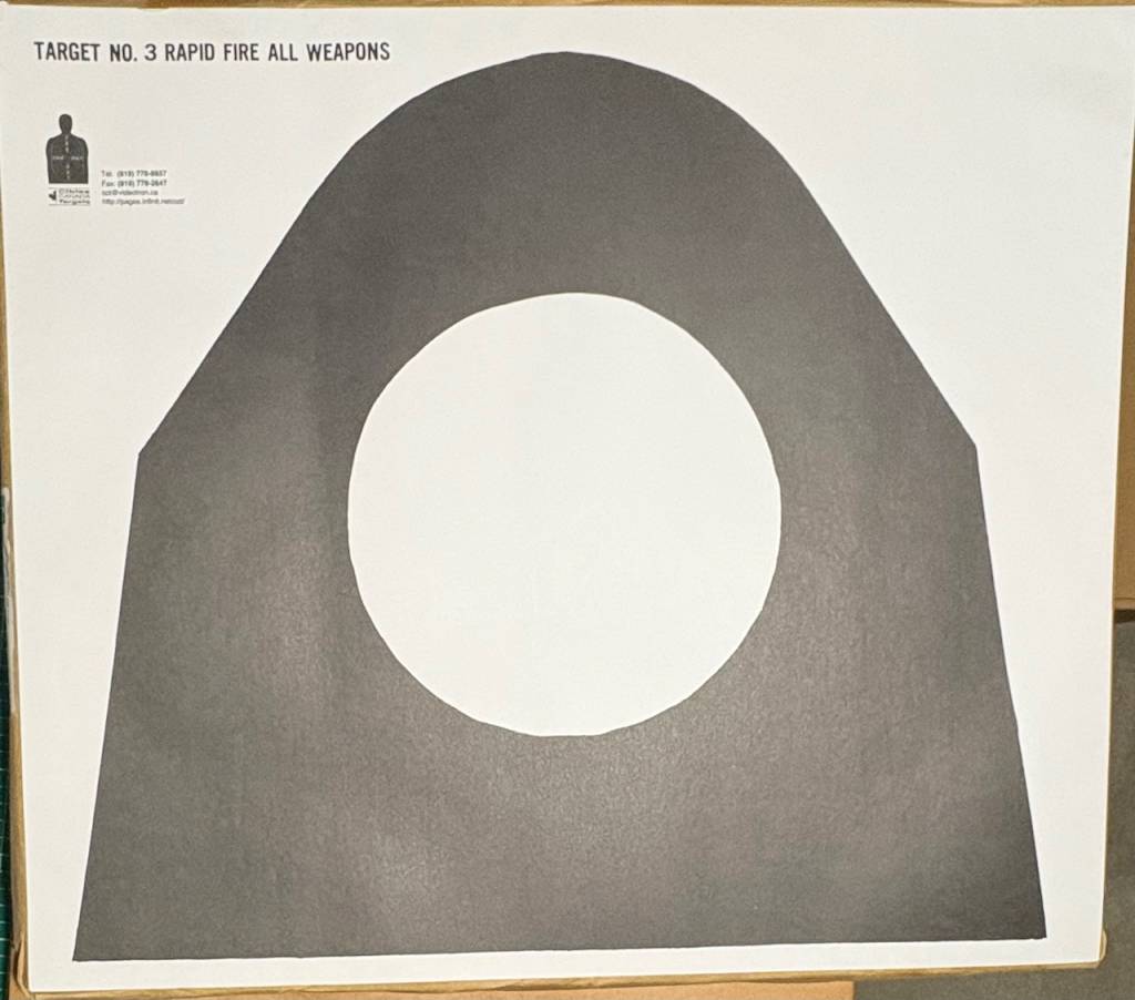 CCT #3 Rapid Fire All Weapons – Cibles Canada Targets